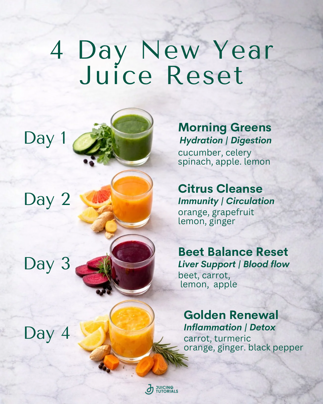 4-Day New Year Juice Reset – JUTO LIVING